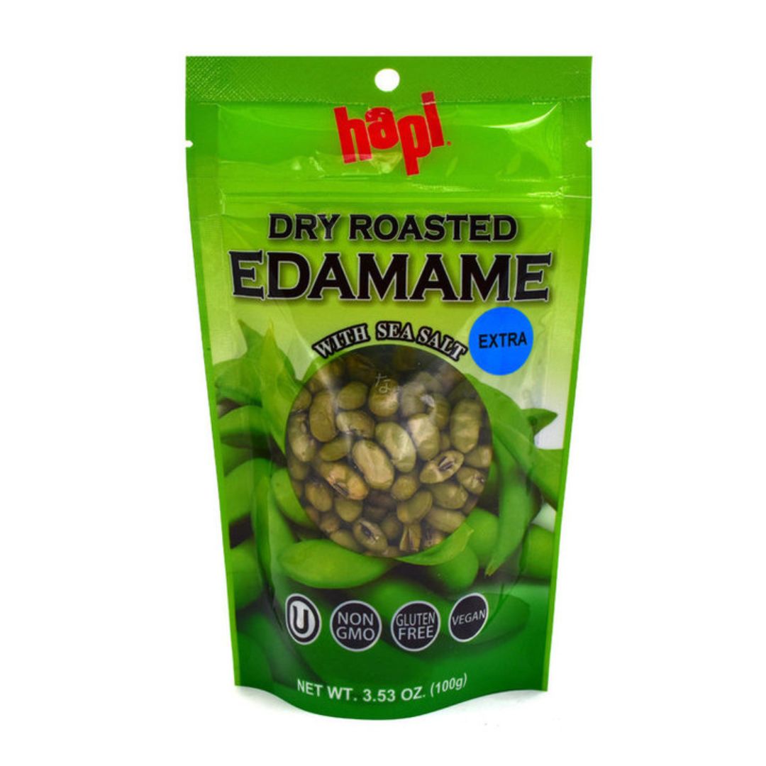 Edamame Hapi Dry Roasted Extra Salty 100gr - mondodelmare.com