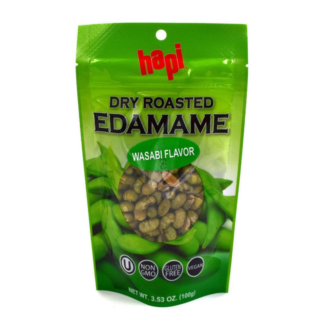 Edamame Hapi Dry Roasted Wasabi 100gr - mondodelmare.com