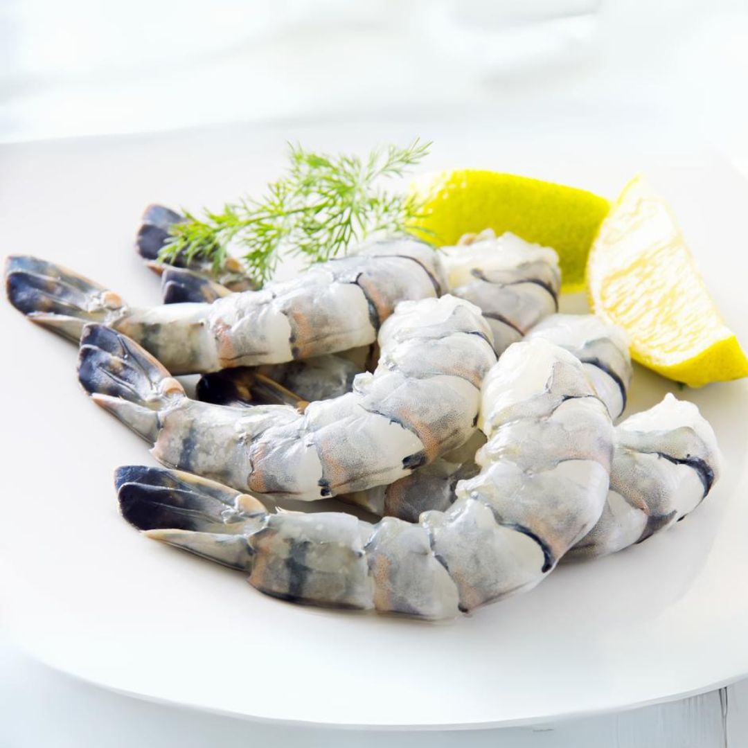 Peeled shrimp with tail - mondodelmare.com