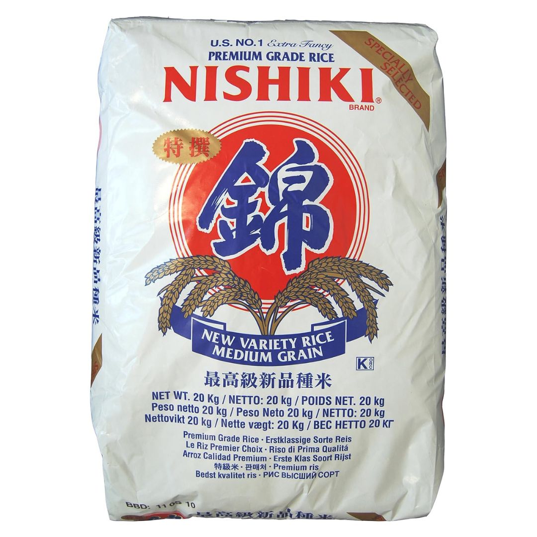 Rice Νιshiki Italian Medium Grain 20kg - mondodelmare.com
